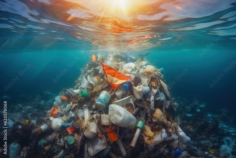 Ocean pollution, environmental Oil and oil products, sewage, chemicals ...