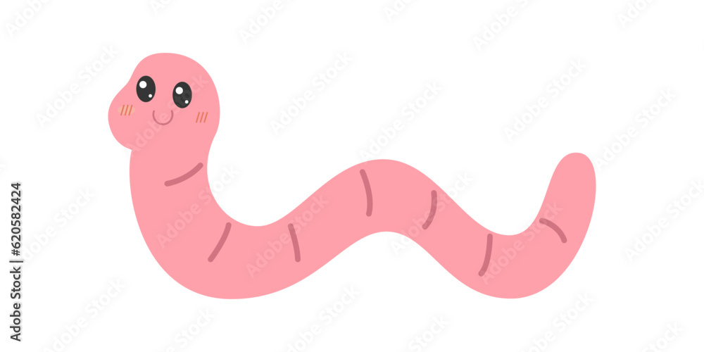 Cute cartoon insects with friendly faces illustration. Cute bugs and ...