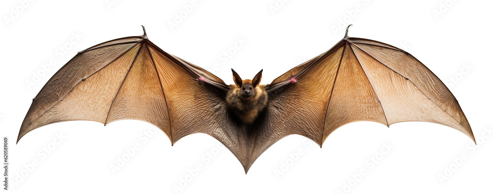 a bat with spread wings on transparent background Stock Photo | Adobe Stock