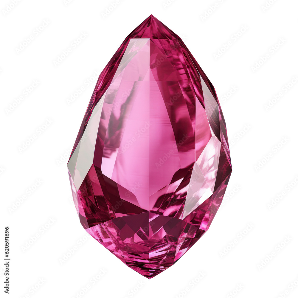 pink diamond isolated on transparent background cutout Stock ...