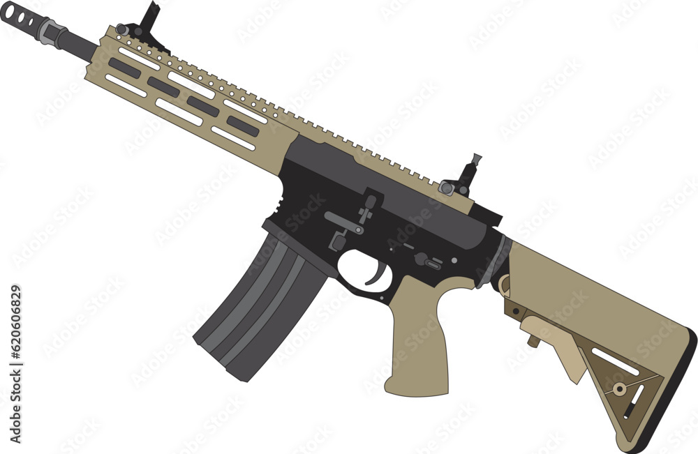 Plakát Airsoft Guns M4 carbine Rifle Weapon, weapon, aK47, assault ...