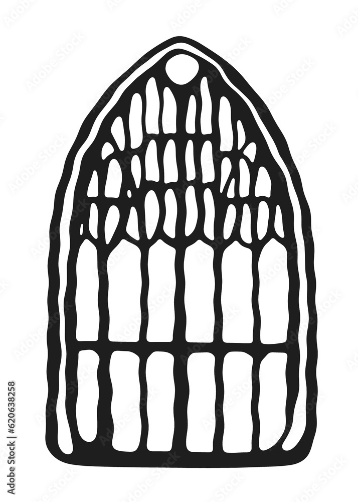 English perpendicular gothic panel window tracery stylized drawing ...