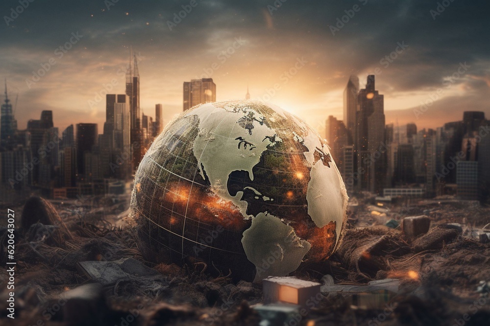 The planet is polluted. Minimize waste, preserve environment, eliminate ...