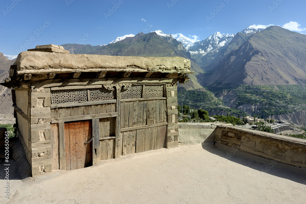 BALTIT FORT IN THE HUNZA VALLEY IN THE GILGIT BALTISTAN REGION IN ...