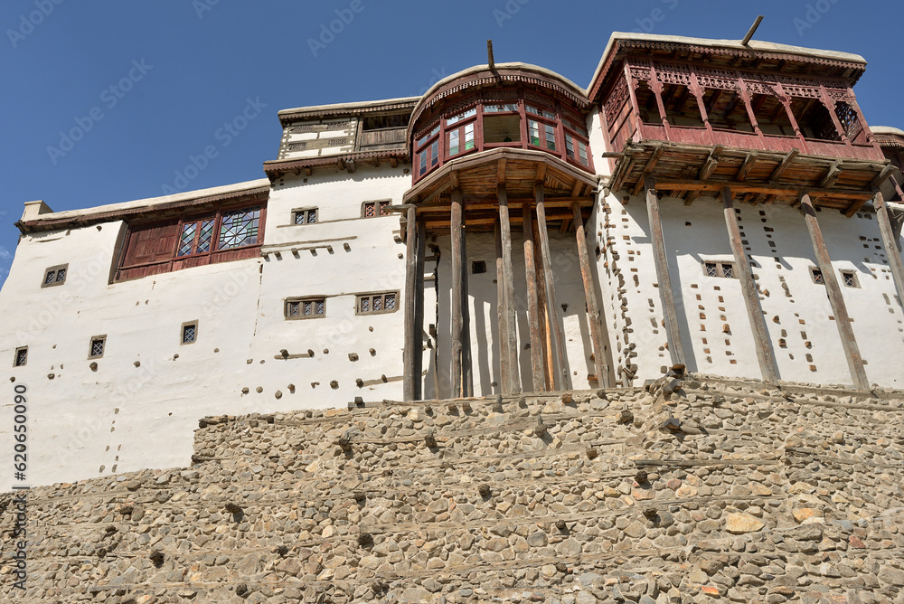 BALTIT FORT IN THE HUNZA VALLEY IN THE GILGIT BALTISTAN REGION IN ...
