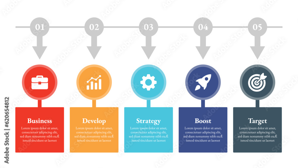 Infographic presentation template fully editable Stock Vector | Adobe Stock
