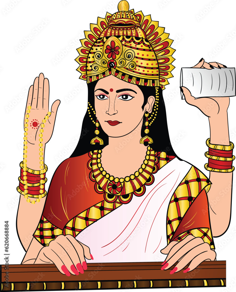 Saraswati Mata Goddess, Happy Vasant Panchami Indian festival, Goddess ...