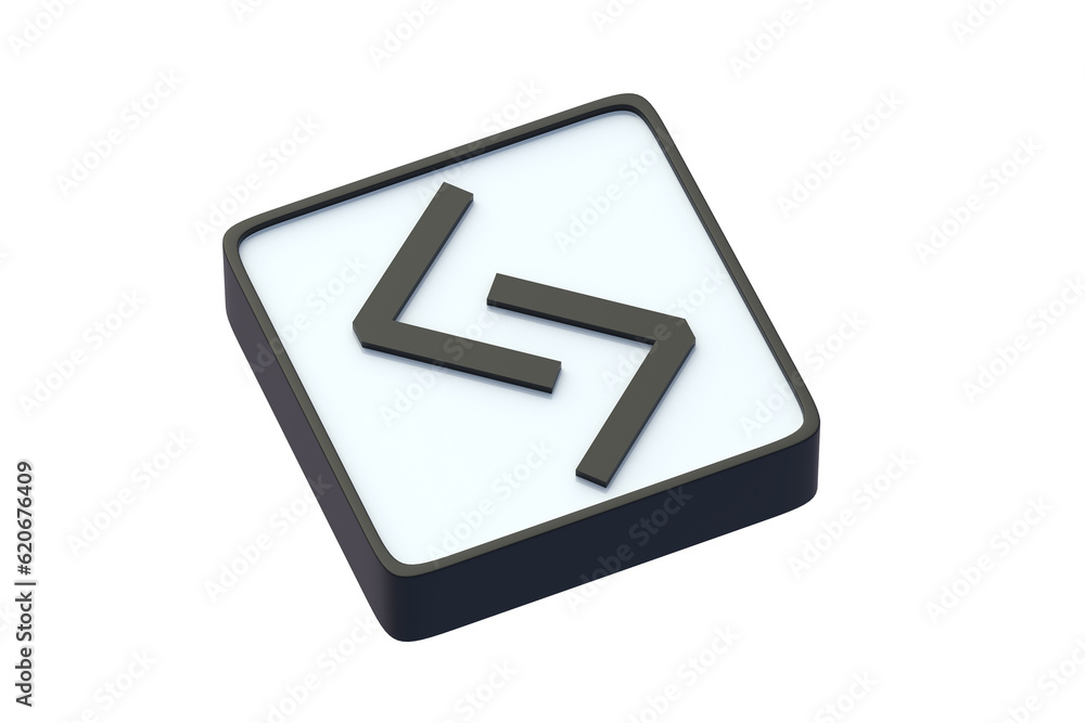 Jara rune on button isolated on white background. Ancient german ...