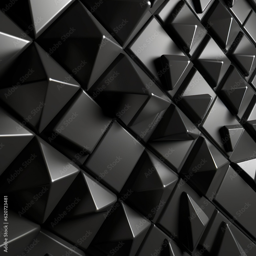 3D, Triangular Wall background with tiles. Polished, tile Wallpaper ...