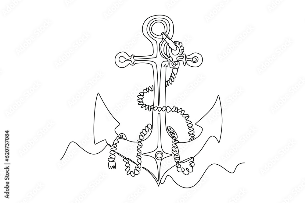Vetor de Single one line drawing Army, Air Force and Navy. Military ...