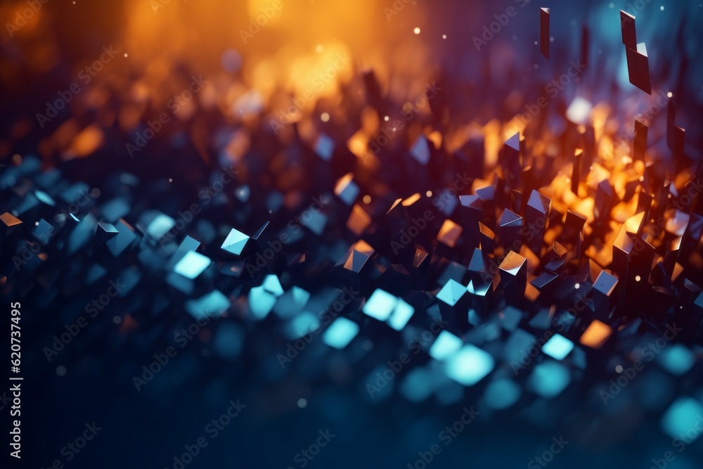 Abstract decaying background with flare. AI generated, human enhanced ...