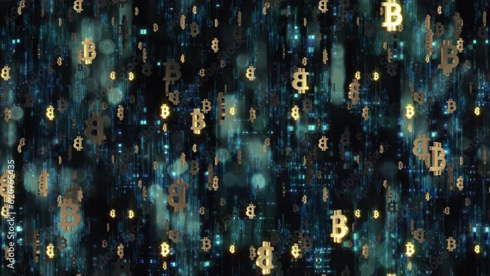 Bitcoin Background LOOP TILE. This texture is loopable and tileable and ...