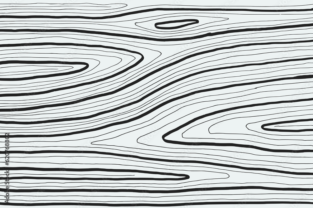 Hand illustrated wood texture line art pattern background Stock Vector ...