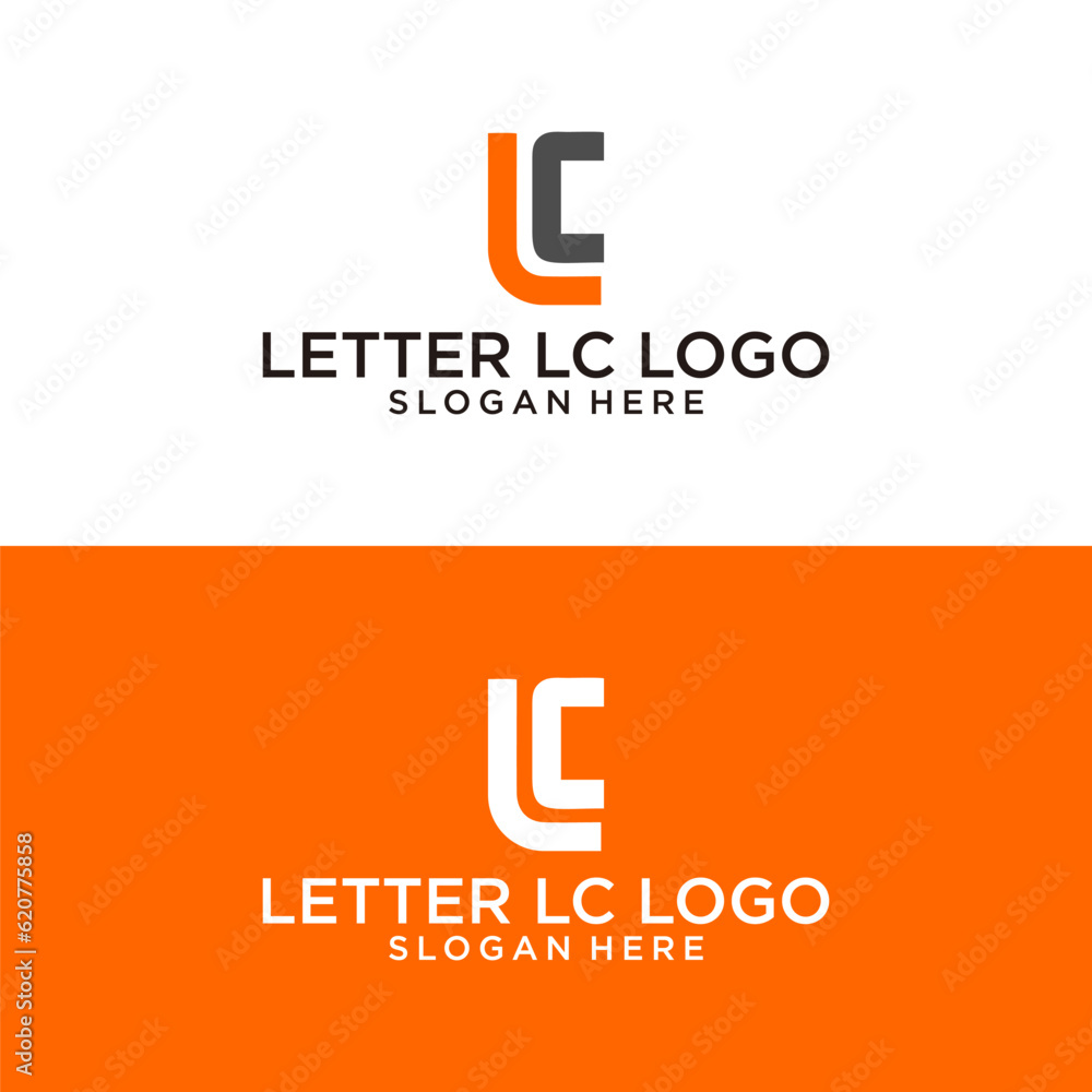 letter lc logo Stock Vector | Adobe Stock