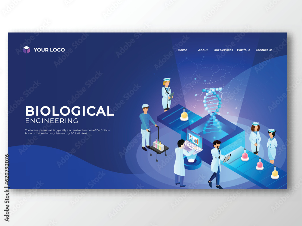 Biological Engineering Concept Based Landing Page Design with ...