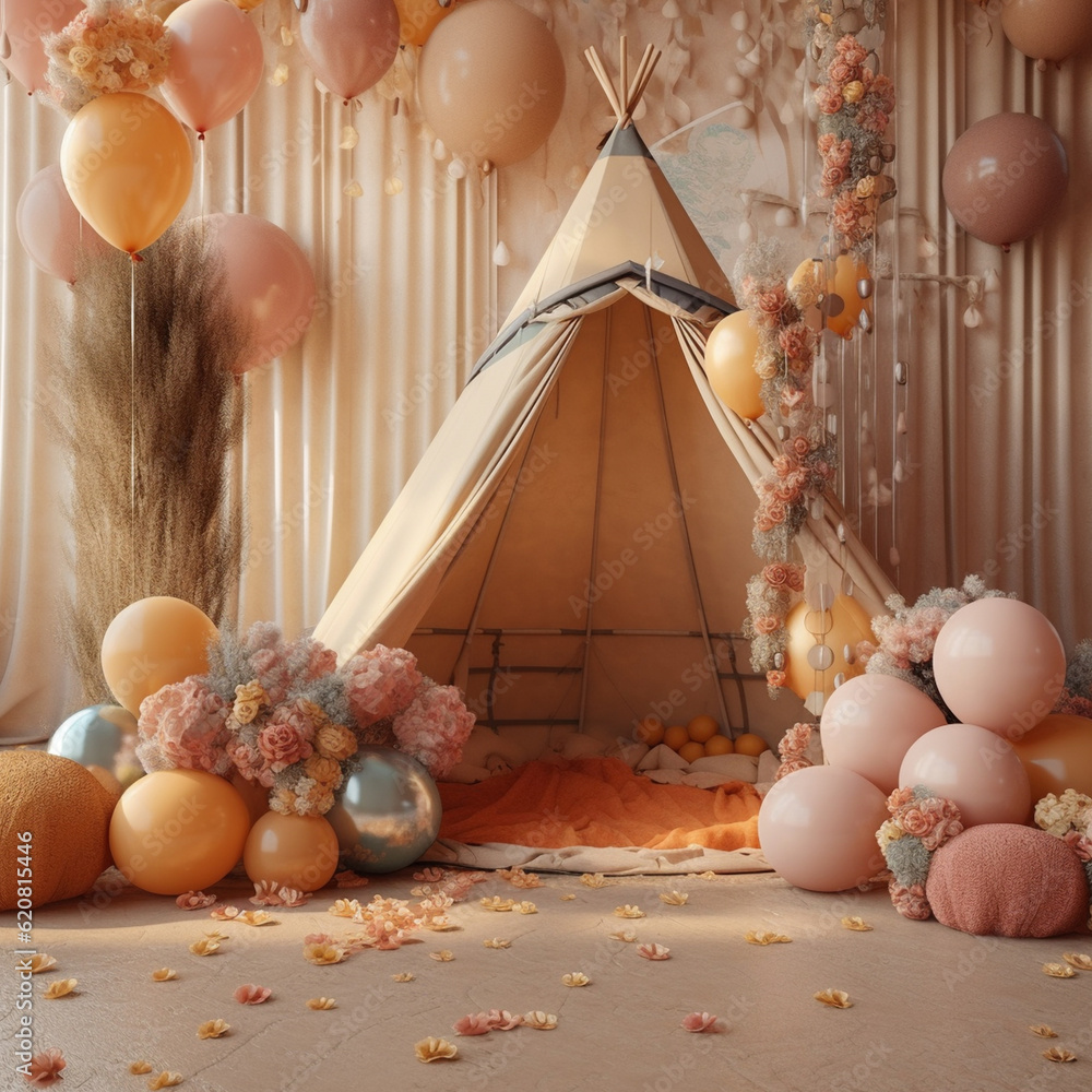 Kids Birthday Photography Backdrop, Cake Smash Backdrop, studio ...