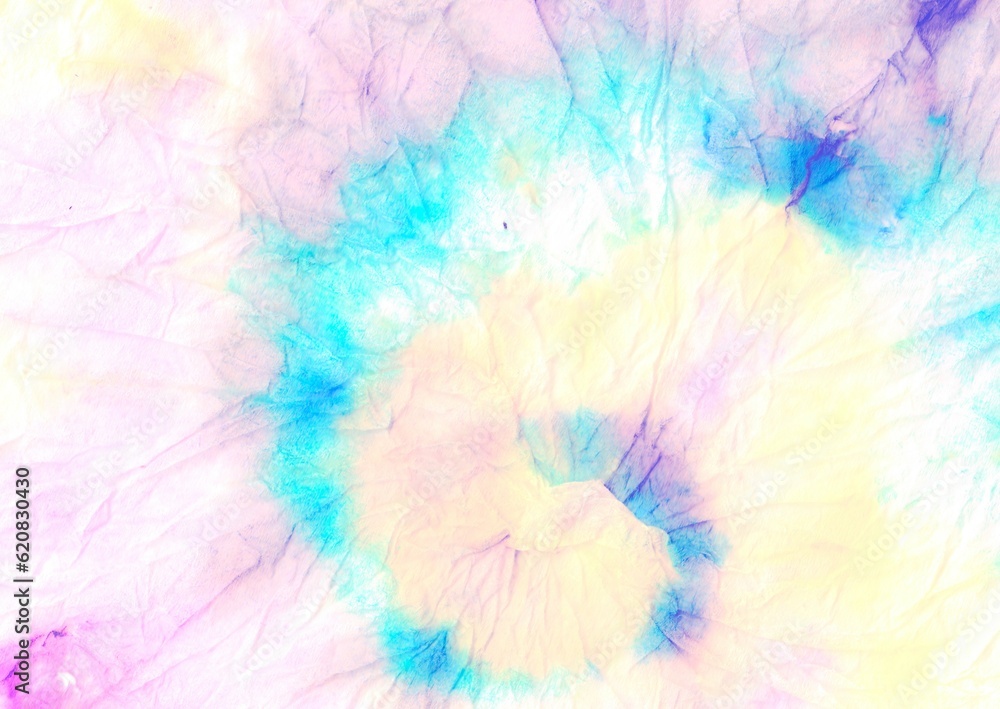 Handmade Effect Tie Dye Texture. Die Hippie Fabric. Candy Tie Dye ...
