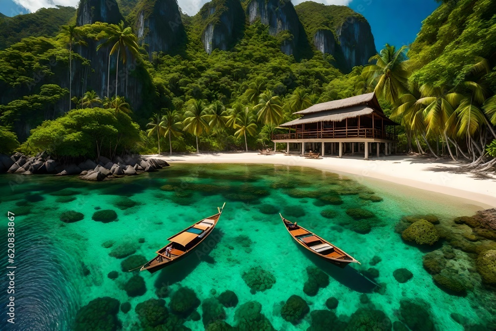 Beautiful exotic southern nature impressive epic tropical islands ...