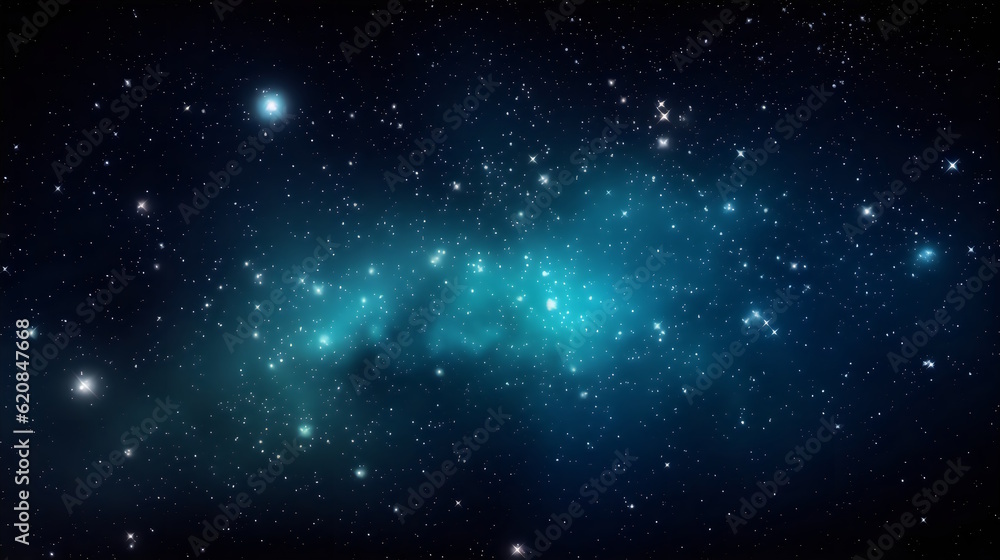 Starry Night Sky Vector Smooth Overlapping Gradients of Black, Deep ...