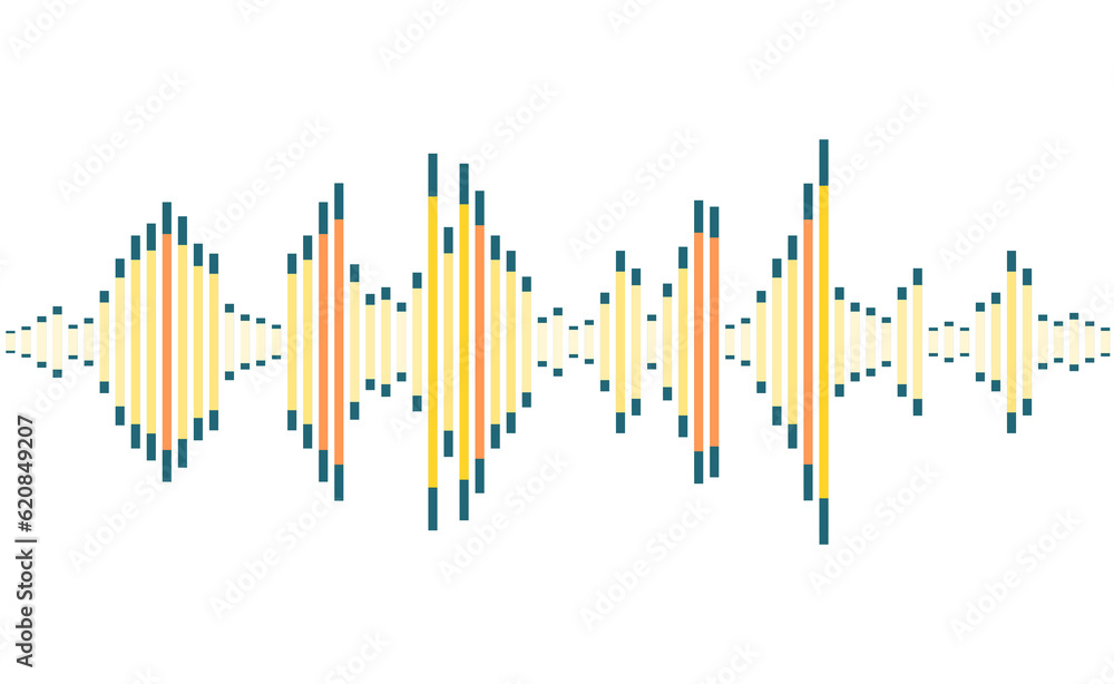 Sound waveform equalizer lines. Audio sound wave transparent PNG ...
