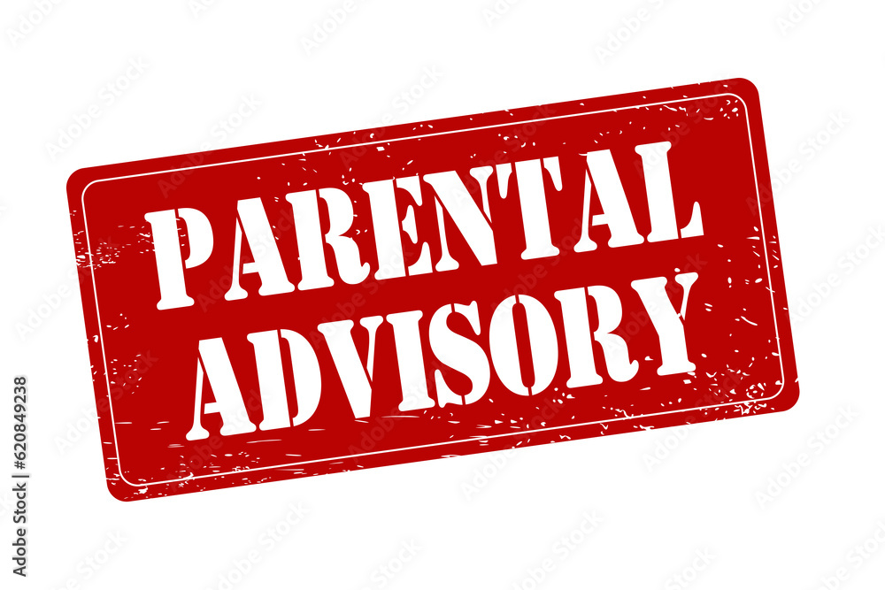 Parental advisory red rubber stamp. PNG transparent stamp illustration ...