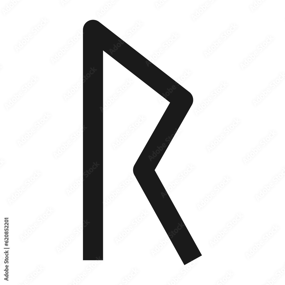 Runic alphabets icon. Runes symbol graphic. Ancient Norse. Stock ...