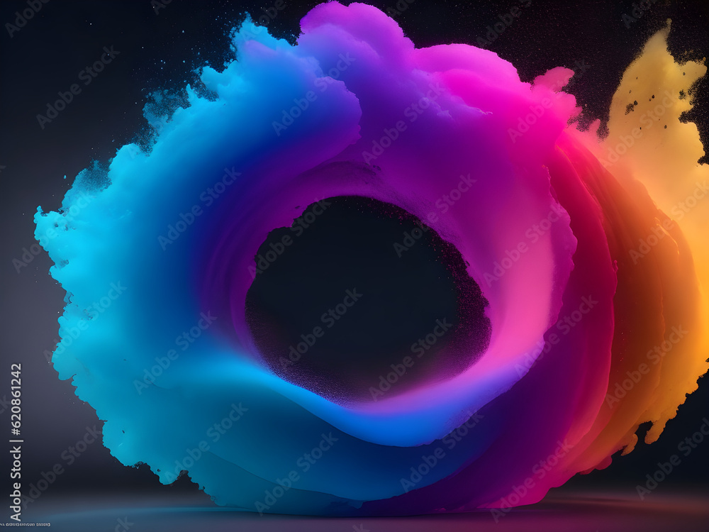 Explore the enchanting world of pigment rainbow colors and shapes ...