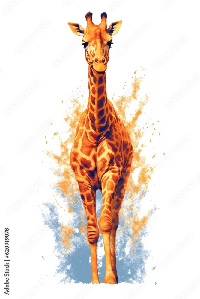 fluidity and unpredictability of watercolors by creating a dynamic and ...