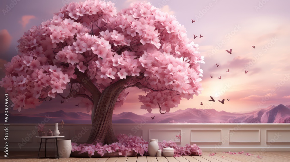 Pink romantic love background pink beautiful background Stock ...