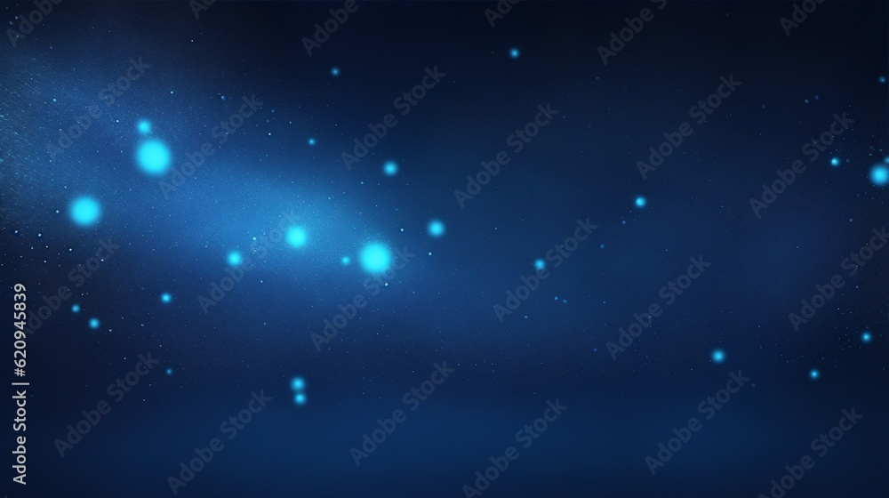 Abstract futuristic science particle banner background with space and ...