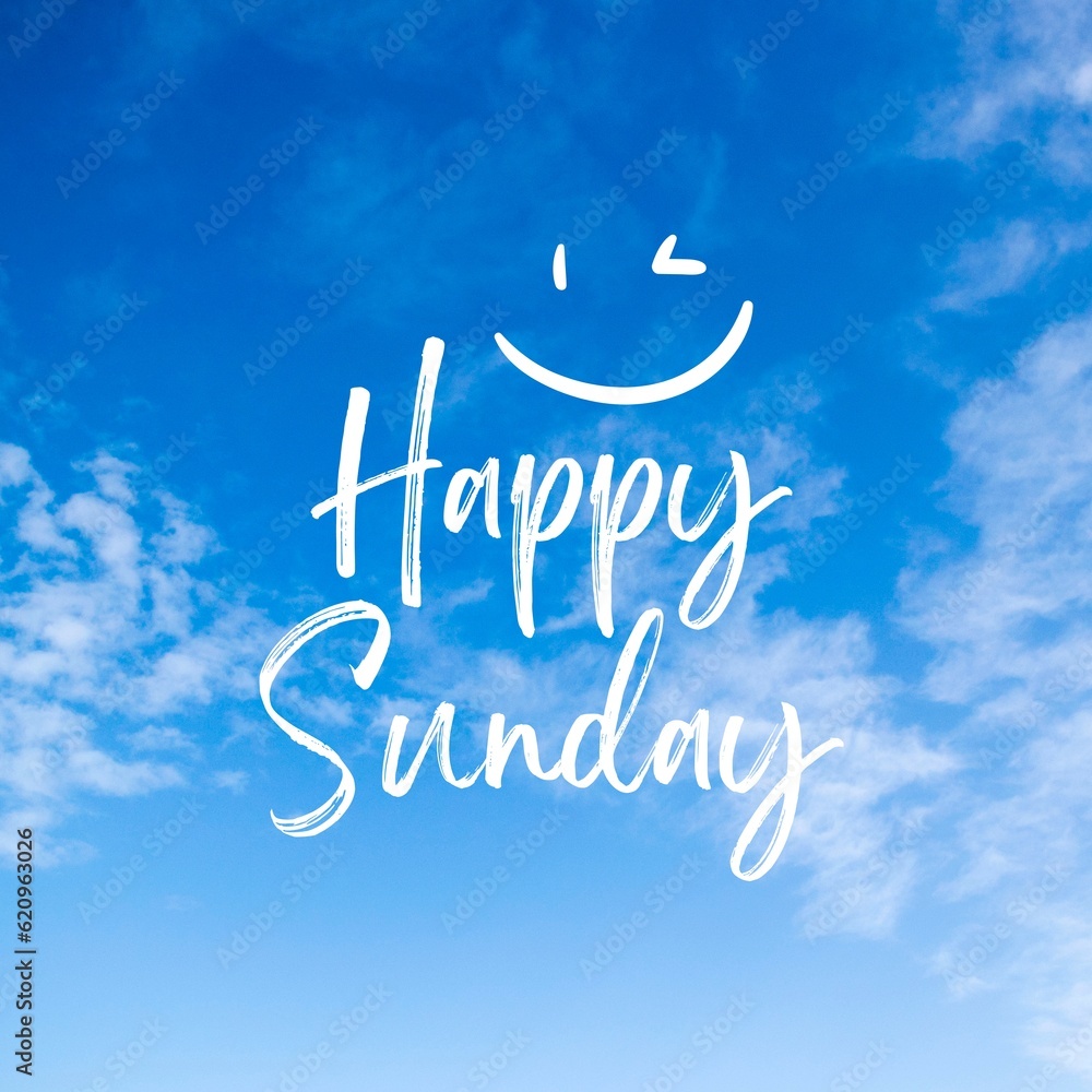 Happy Sunday - Embrace the Joyful Day of Rest and Renewal Stock ...