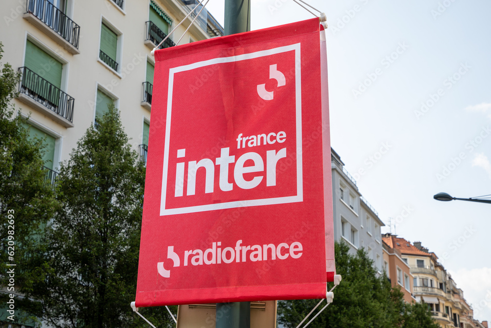 Foto de france inter logo text radio sign brand network French public ...
