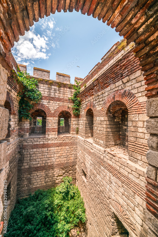 The Walls of Constantinople are a series of defensive stone walls that ...