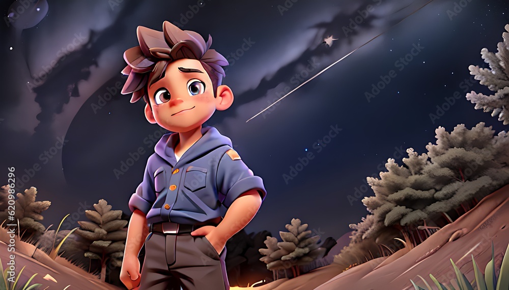 Emotionally Charged Anime Illustration of a Loneliness and Hope Merge ...