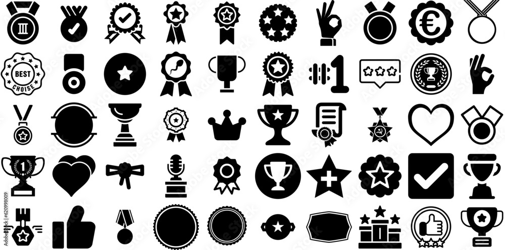 Huge Collection Of Best Icons Set Hand-Drawn Isolated Design Pictograms ...