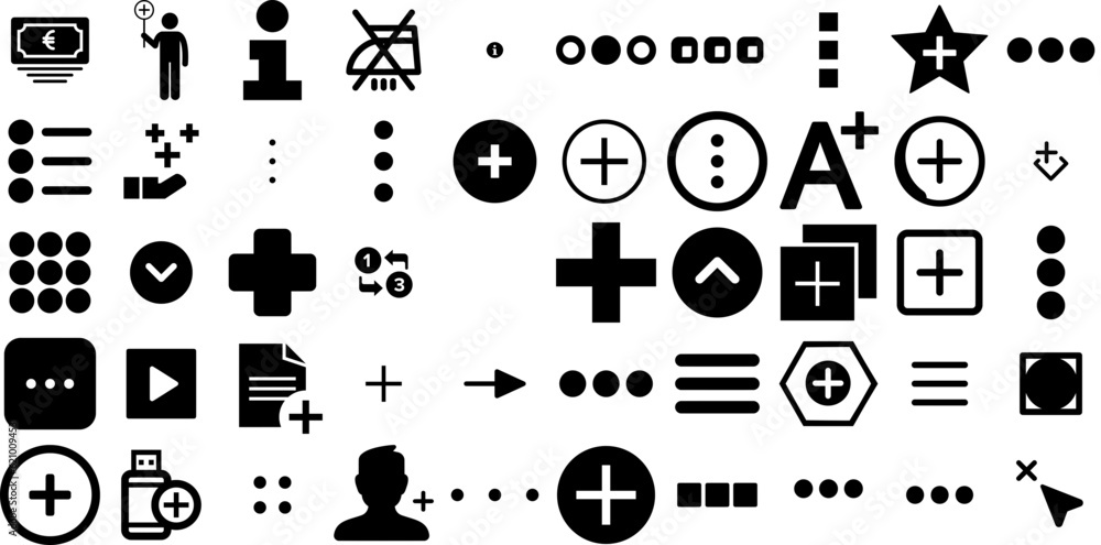 Massive Set Of More Icons Collection Isolated Concept Clip Art More ...