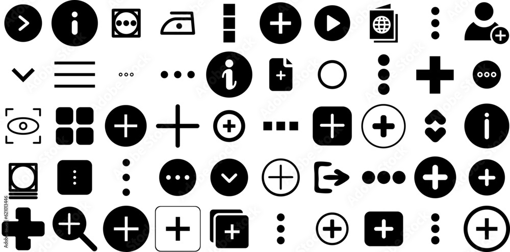 Vetor de Huge Collection Of More Icons Bundle Linear Simple Clip Art ...