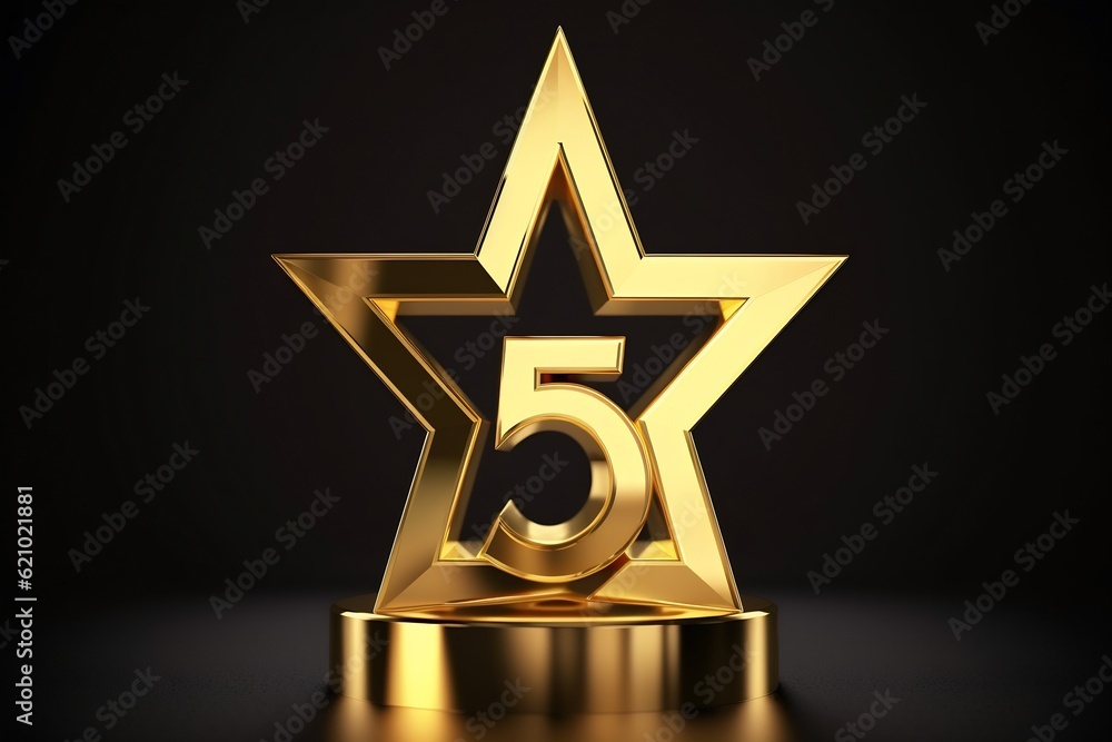 Gold Star, Black Background, Rating System, Star Rating, Quality ...