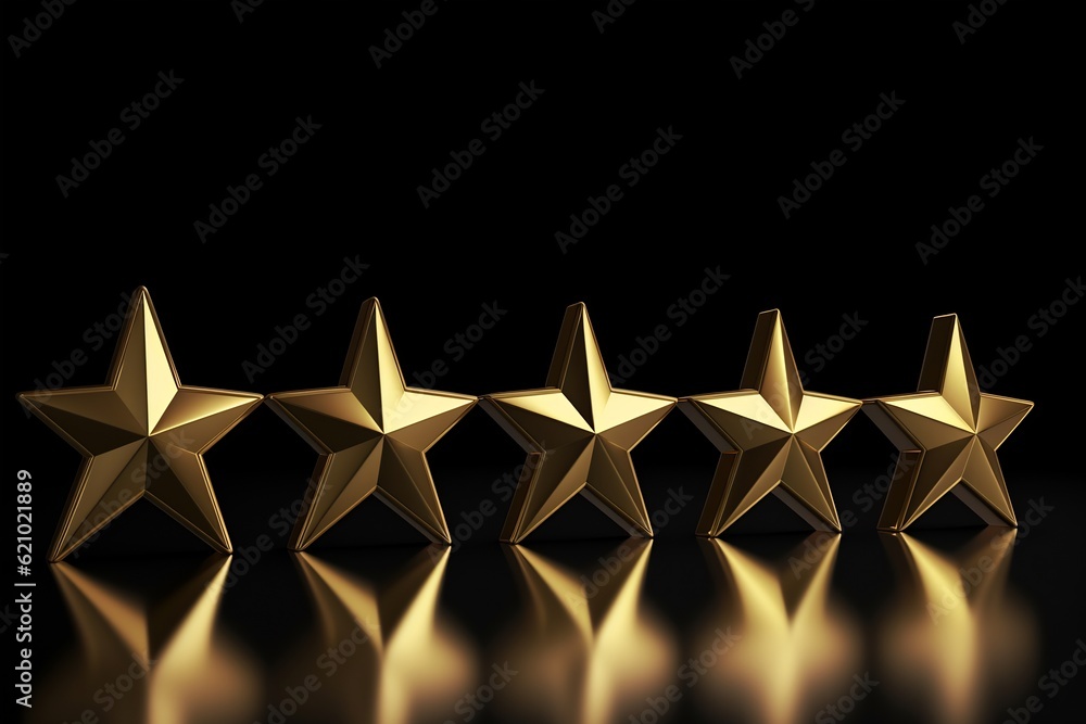 Gold Star, Black Background, Rating System, Star Rating, Quality ...