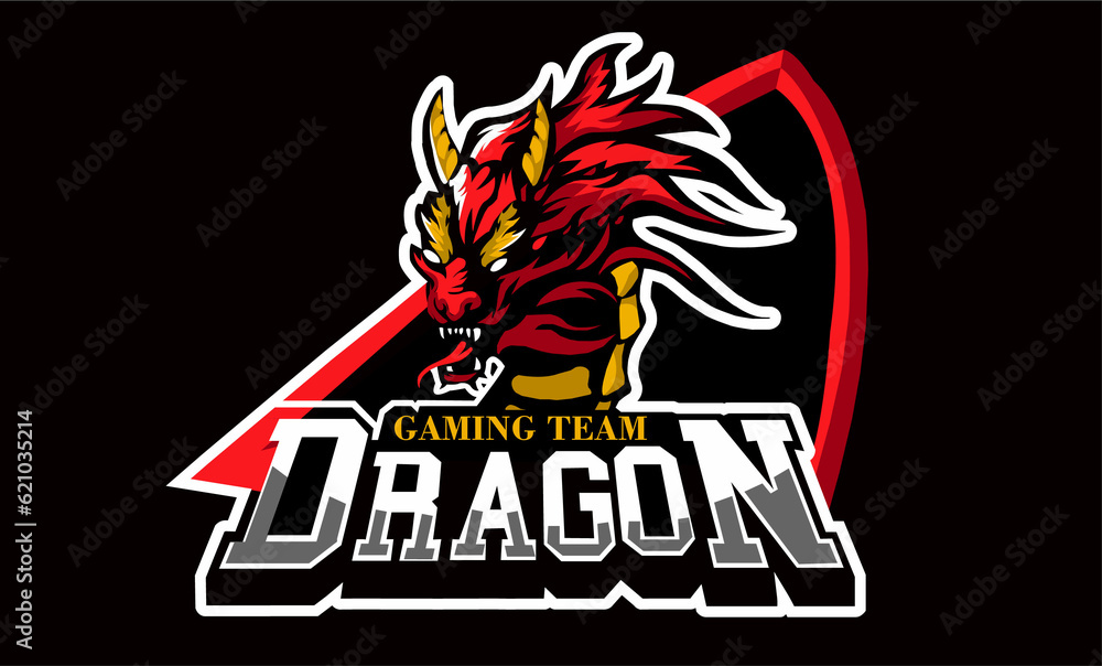 Gaming logo unique logo in adobe illustrator Stock Illustration | Adobe ...