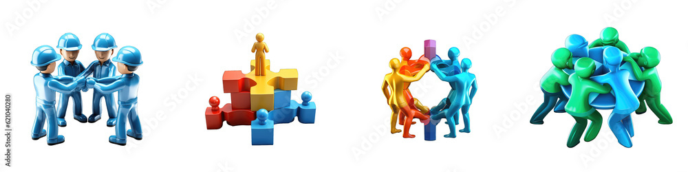 Teamwork clipart collection, vector, icons isolated on transparent ...