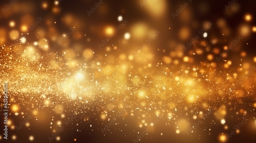 Abstract luxury gold background with gold particles. glitter vintage ...