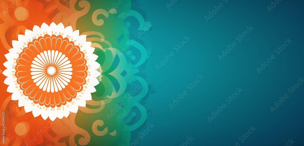 India simple vector background referring to national colors and ...