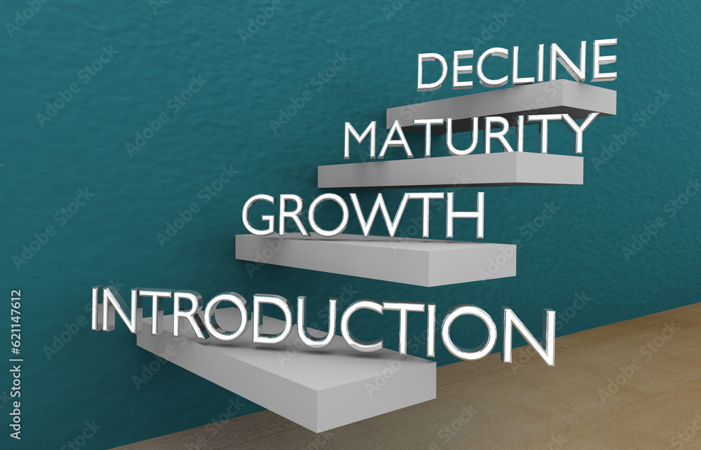 Product Life Cycle Steps Stages Levels New Launch Plan Strategy Words ...