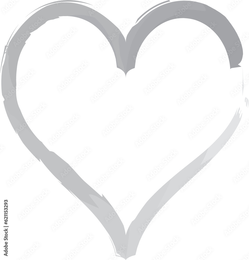 Digital png illustration of heart shape on transparent background Stock ...