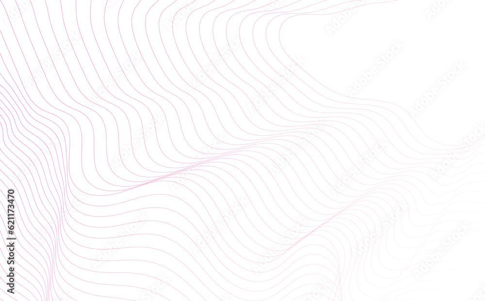 Wave vector element with abstract purple and pink lines for website ...
