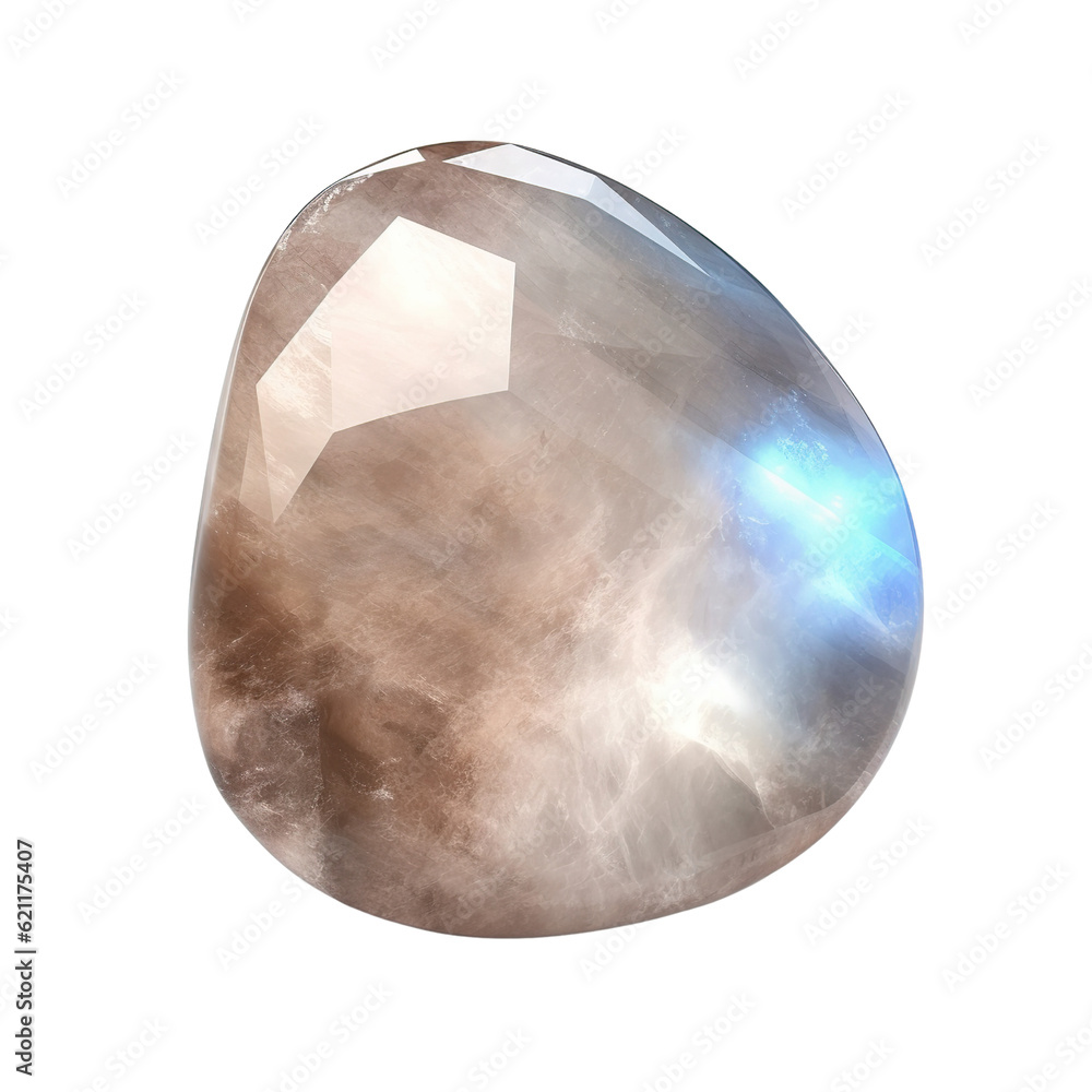 Moonstone, isolated on transparent background cutout Stock Photo ...
