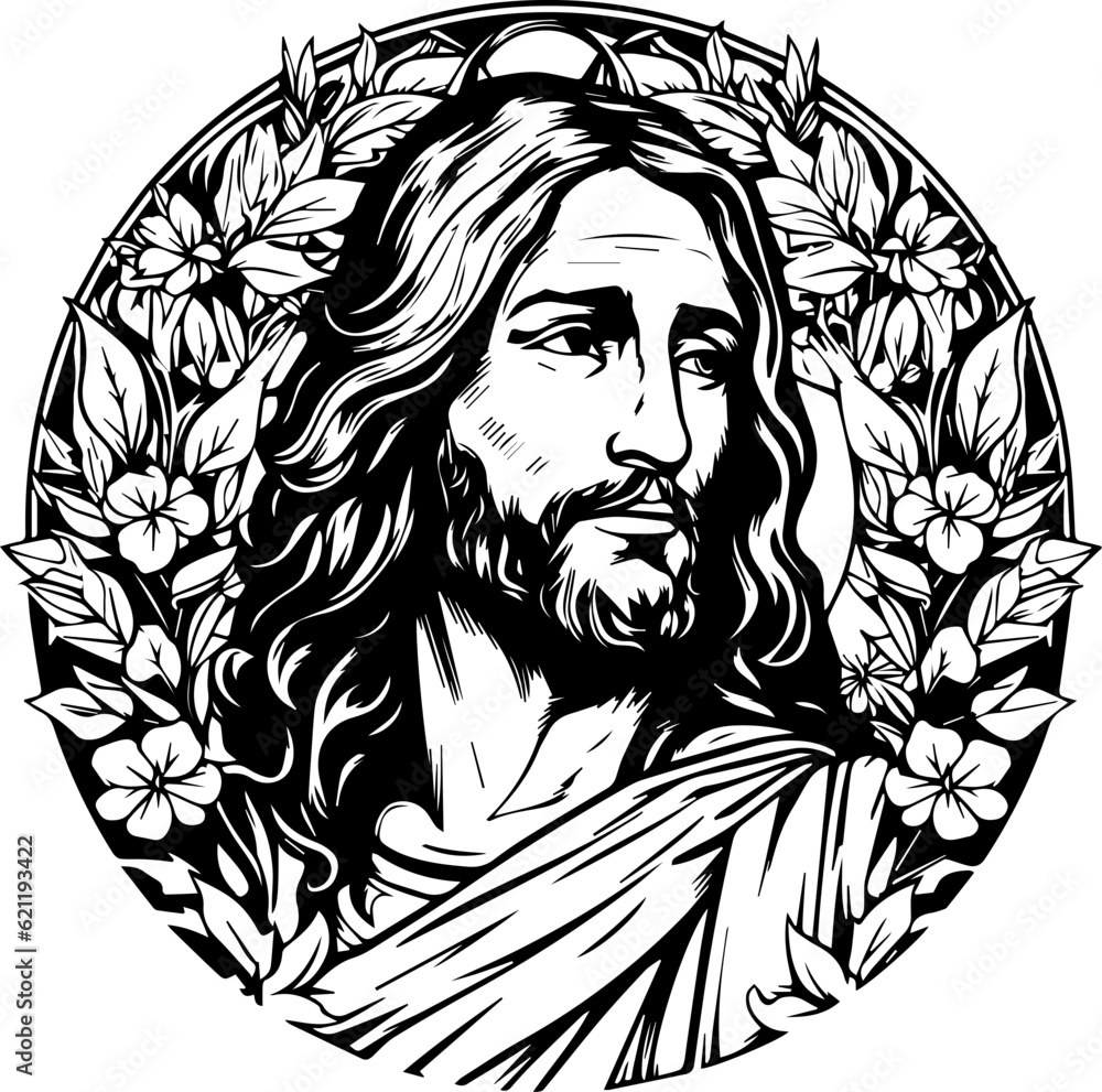 God jesus christ images Stock Vector | Adobe Stock