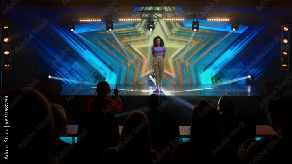 Judges press the golden buzzer to send a contestant to a show finale ...