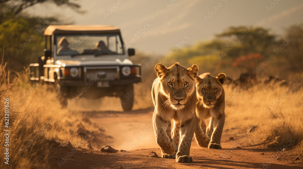 A captivating wildlife safari, offering a glimpse into the wonders of ...